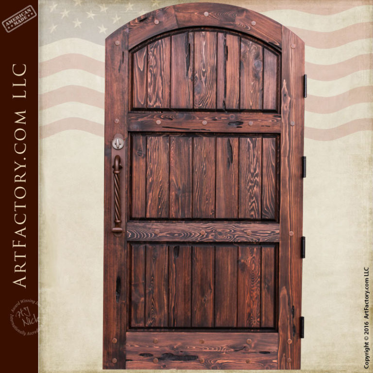 Three Panel Side Gate: Solid Wood, Handmade By Master Craftsmen