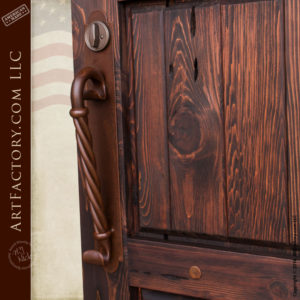 Three Panel Side Gate: Solid Wood, Handmade By Master Craftsmen