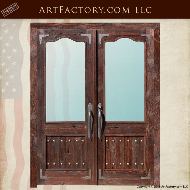 Custom Wood Entry Doors - Western Style Doors - Scottsdale Art Factory