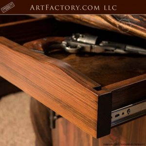 Custom Log Style Executive Desk: Fine Art Wild Wood Desk