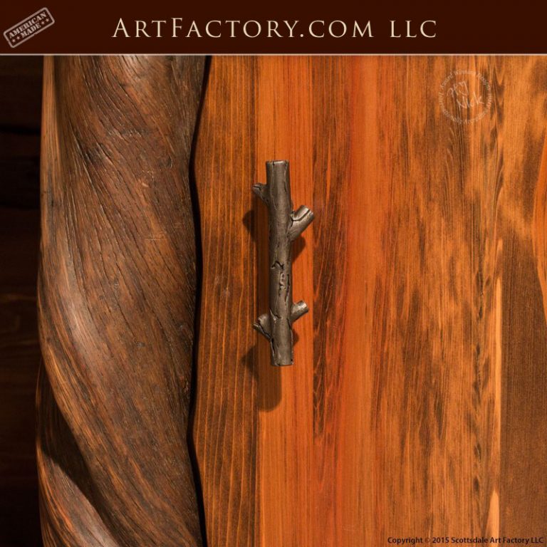 Custom Log Style Executive Desk: Fine Art Wild Wood Desk