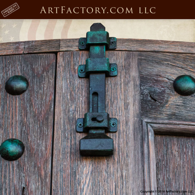 Castle Entrance Double Doors: Inspired By La Bâtiaz Castle