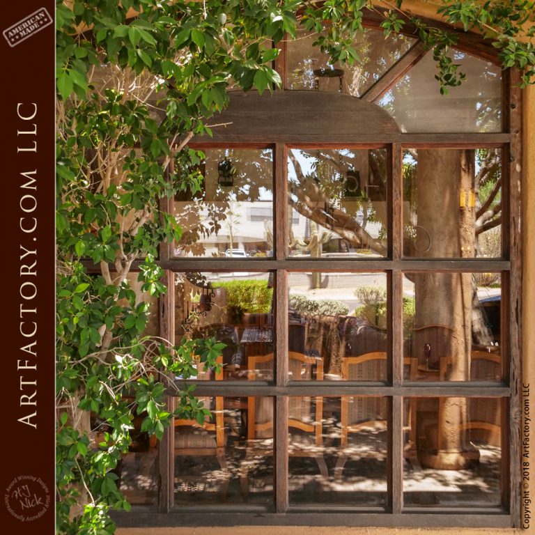 Custom Windows: Thick Tempered Glass, Solid Wood Frames