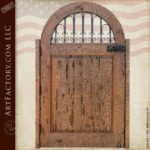 Arched Wood Garden Gate: Custom Entrance Gates In Any Style