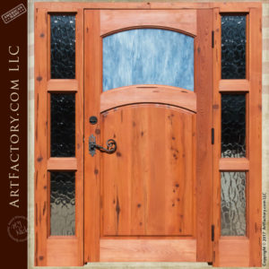 Celestial Hand Carved Door: Sun And Moon Hand Carvings