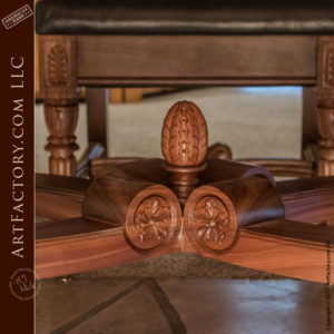Hand Carved Dining Table: Fine Art Solid Wood Dining Furniture