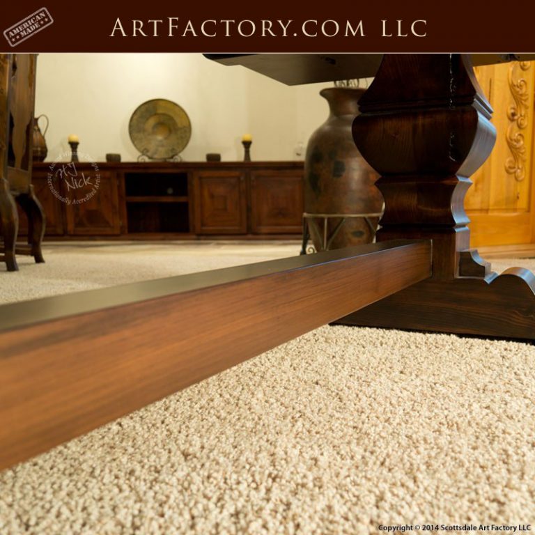 Custom Solid Wood Dining Table: Handmade By Master Craftsmen In The USA