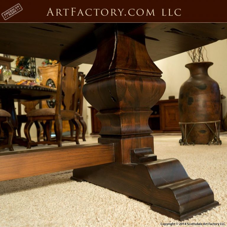 Custom Solid Wood Dining Table: Handmade By Master Craftsmen In The USA