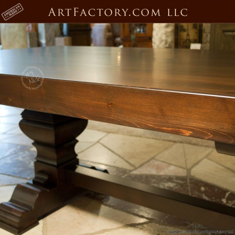 Custom Solid Wood Dining Table: Handmade By Master Craftsmen In The USA