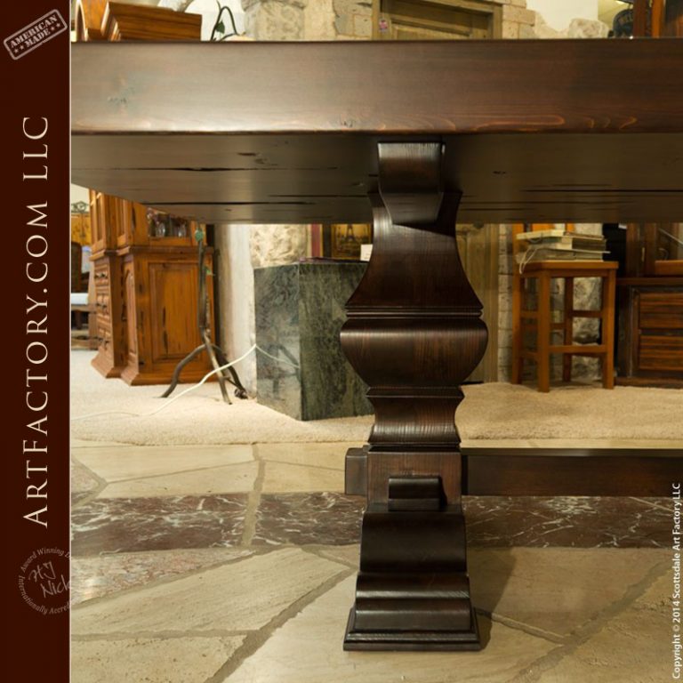 Custom Solid Wood Dining Table: Handmade By Master Craftsmen In The USA