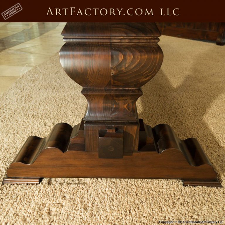 Custom Solid Wood Dining Table: Handmade By Master Craftsmen In The USA