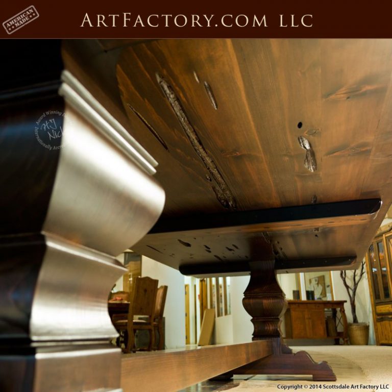 Custom Solid Wood Dining Table: Handmade By Master Craftsmen In The USA