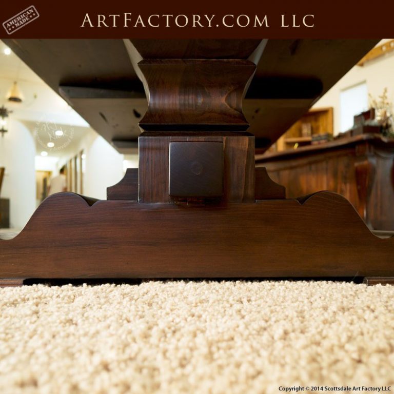 Custom Solid Wood Dining Table: Handmade By Master Craftsmen In The USA