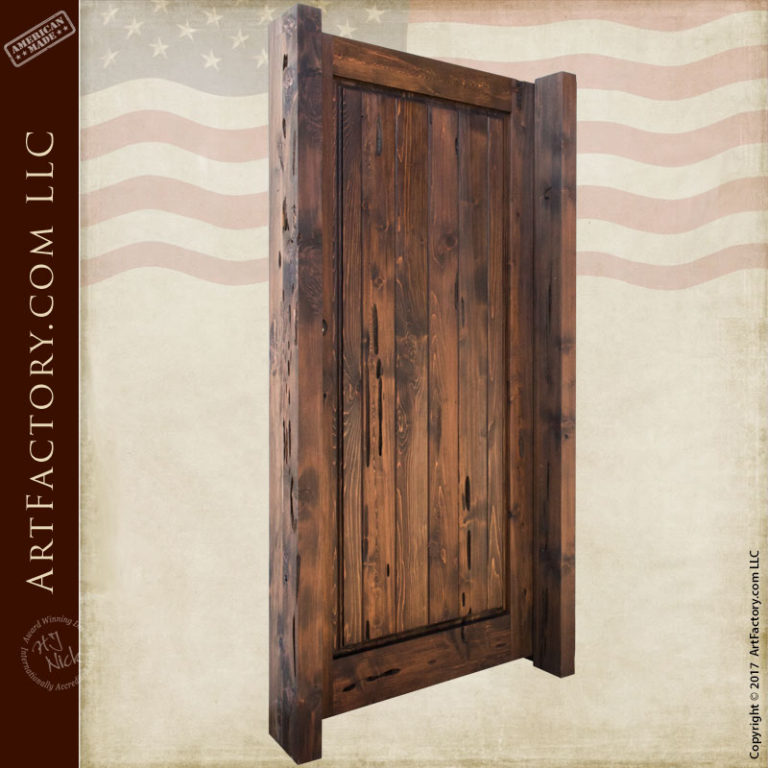 Matching Solid Wood Gates - Custom Made For All Your Entrances