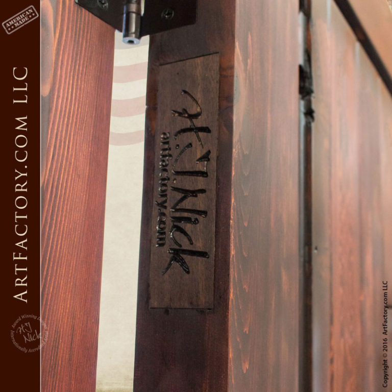 Ghost Ship Carved Nautical Doors - Rare Authentic Ship Portal