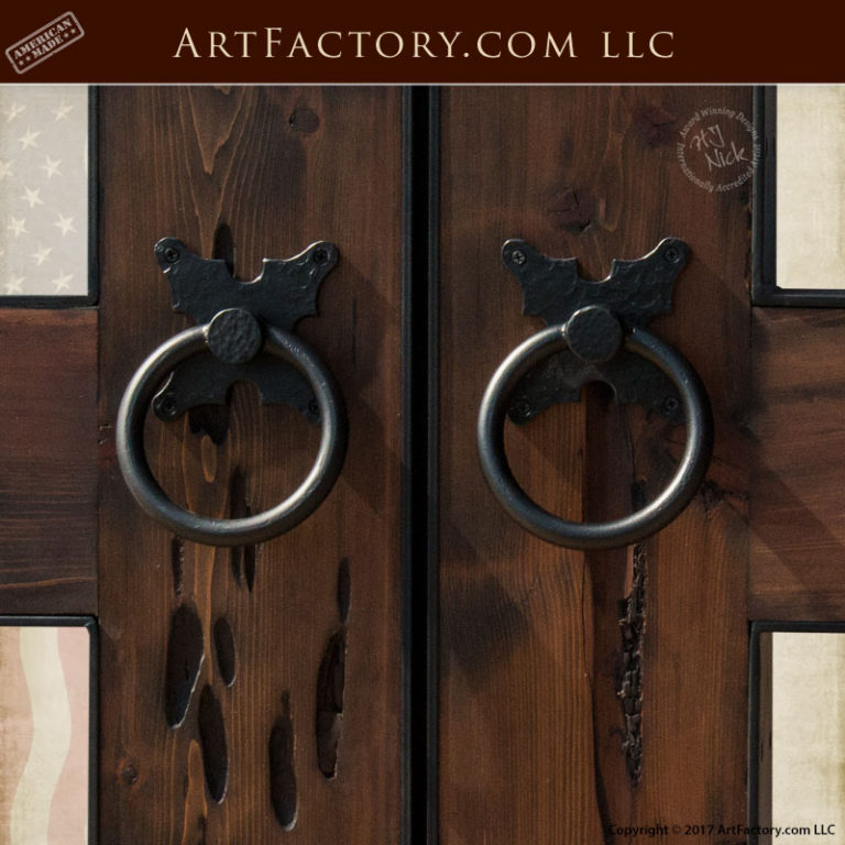 Thick Custom Carriage Gates - Heavy Duty Iron Hardware