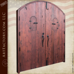 Medieval Style Fortress Doors: Includes Fully Customizable Hardware