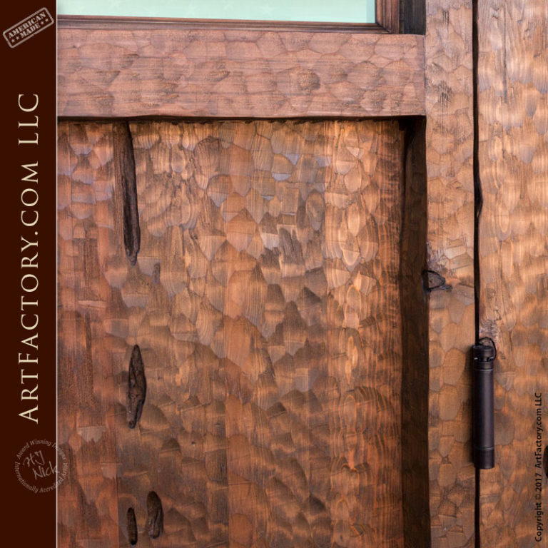 Custom Solid Wood Door | Thick Handcrafted Chiseled Door