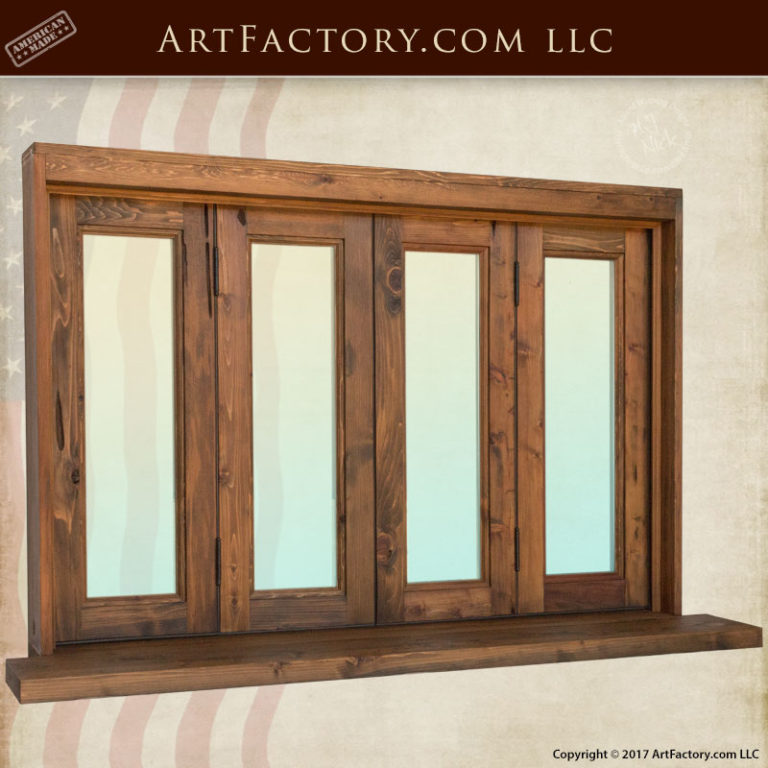 Custom Bi-Fold Windows: Hand Built Solid Wood Frames