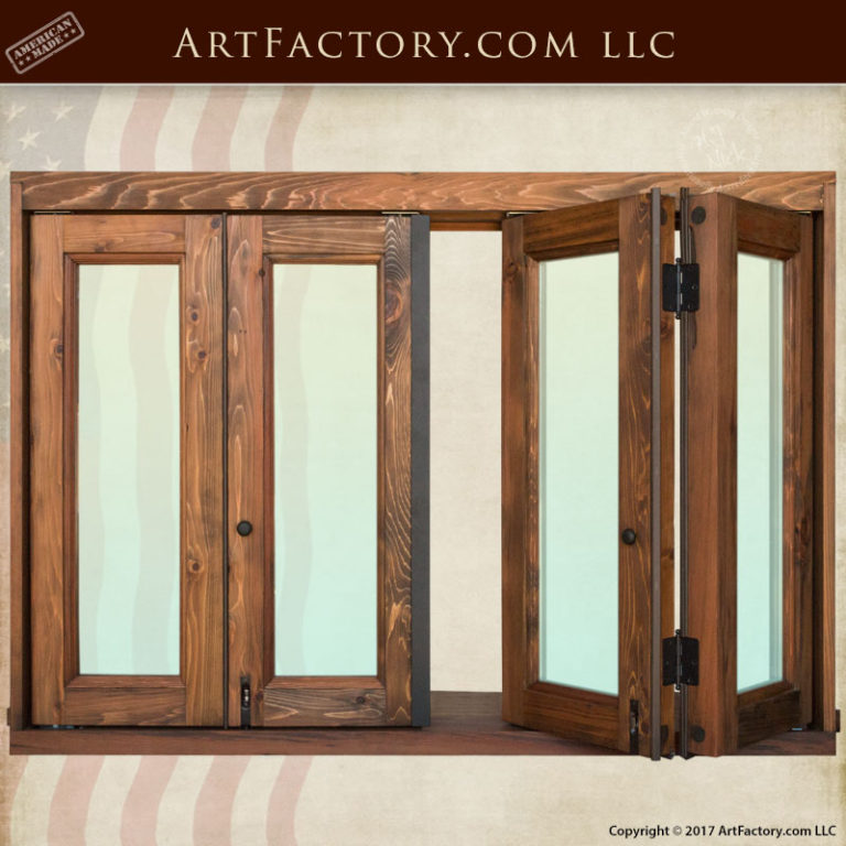 Custom Bi-Fold Windows: Hand Built Solid Wood Frames