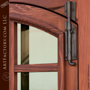 Custom Dutch Door: Solid Wood Entry Door With 12 Pane Glass Window
