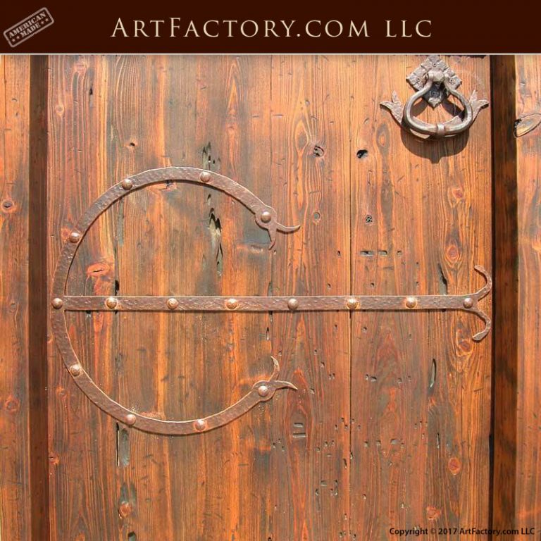 Viking Inspired Cathedral Door: Built In Historically Correct Hand And ...