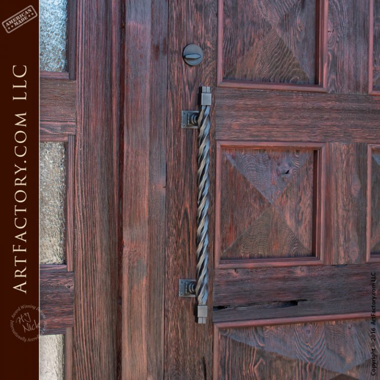 Raised Grain Pyramid Panel Door: With Custom Transom And Sidelights