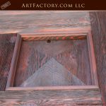 Raised Grain Pyramid Panel Door: With Custom Transom And Sidelights