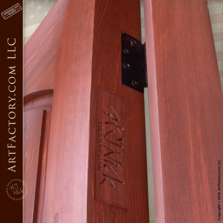 Custom Vine Theme Door: Handmade Solid Wood Entrance With Sidelight