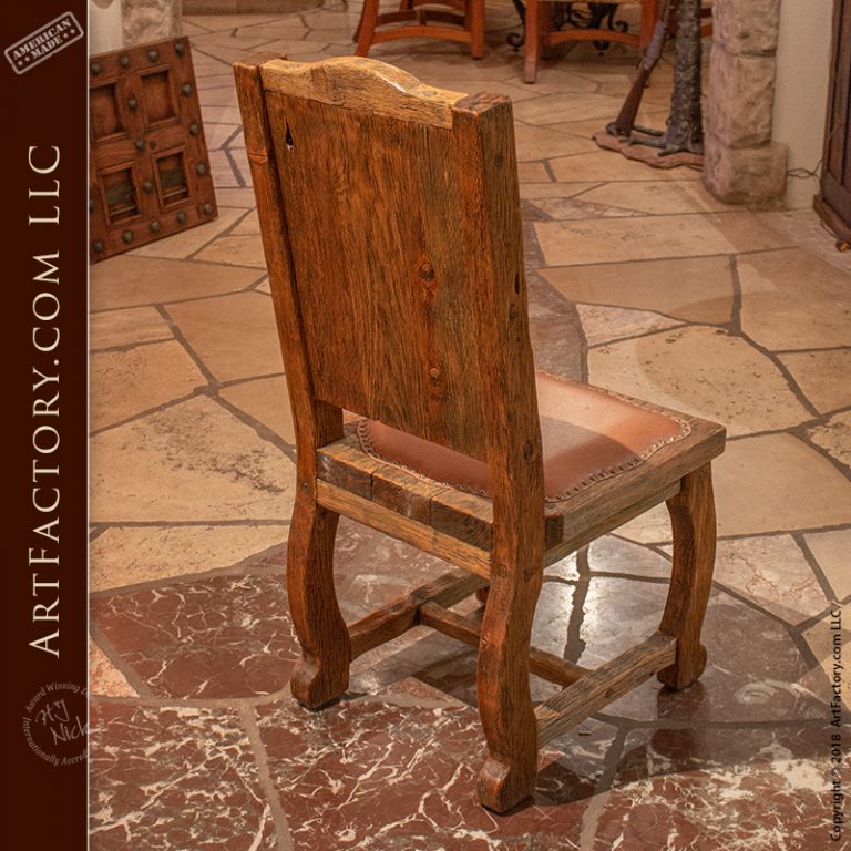 Rustic Castle Dining Chairs: European Style Easily Converts To Lodge
