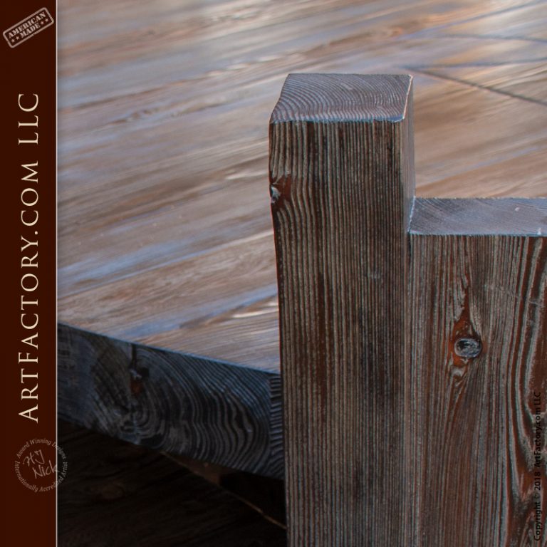 Round Castle Dining Table: Knights Templar Hand Carved Wood Chairs