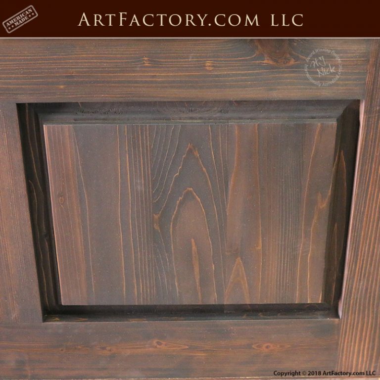 Custom Wooden Driveway Gate: With Decorative Hand Forged Celtic Knot