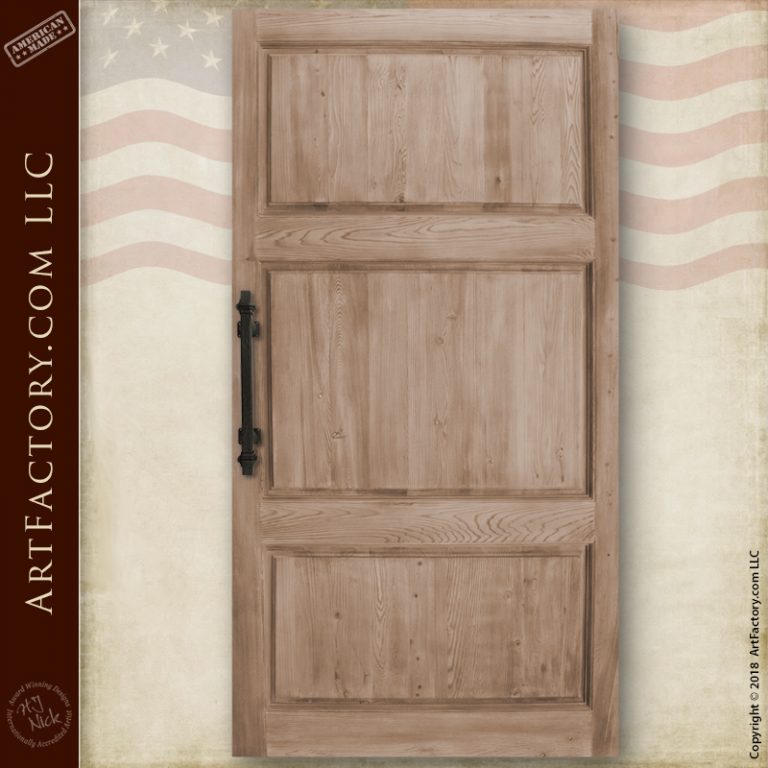 3 Panel Wood Door: Handmade By Master Craftsmen To Fine Art Quality