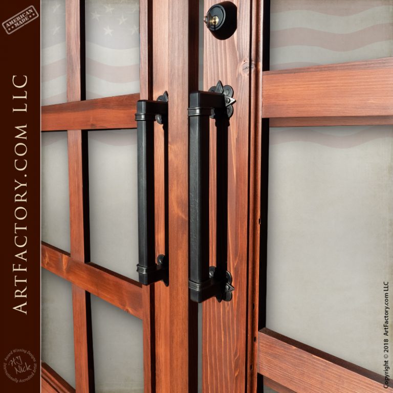 French Panel Double Doors: Solid Wood With Custom Arched Top