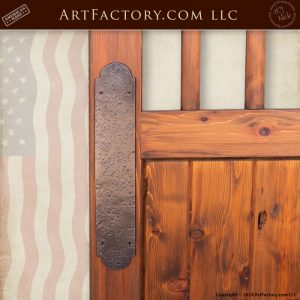 Custom Swinging Saloon Door: Solid Wood, Master Hand Crafted