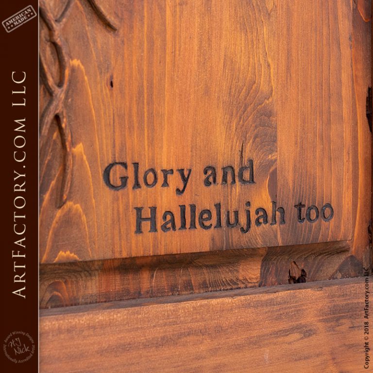 Western Grand Entrance Door: Master Hand Carved Custom Design