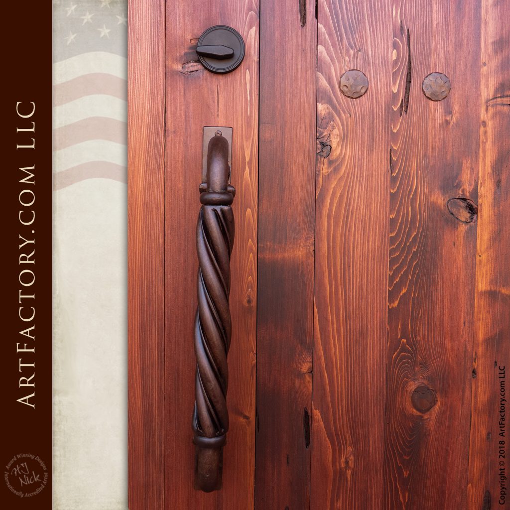 Classic Wooden Speakeasy Door: Original Design By Artist H.J. Nick
