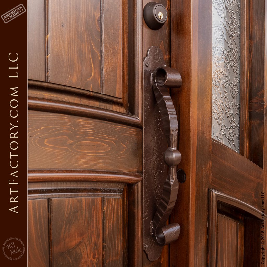 Semi Arched Front Door: With Custom Transom And Sidelights