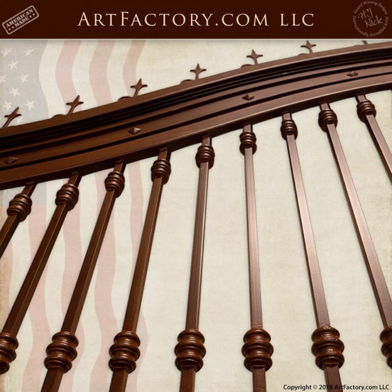 Custom Mansion Entrance Gate: An H.J. Nick Original Fine Art Design