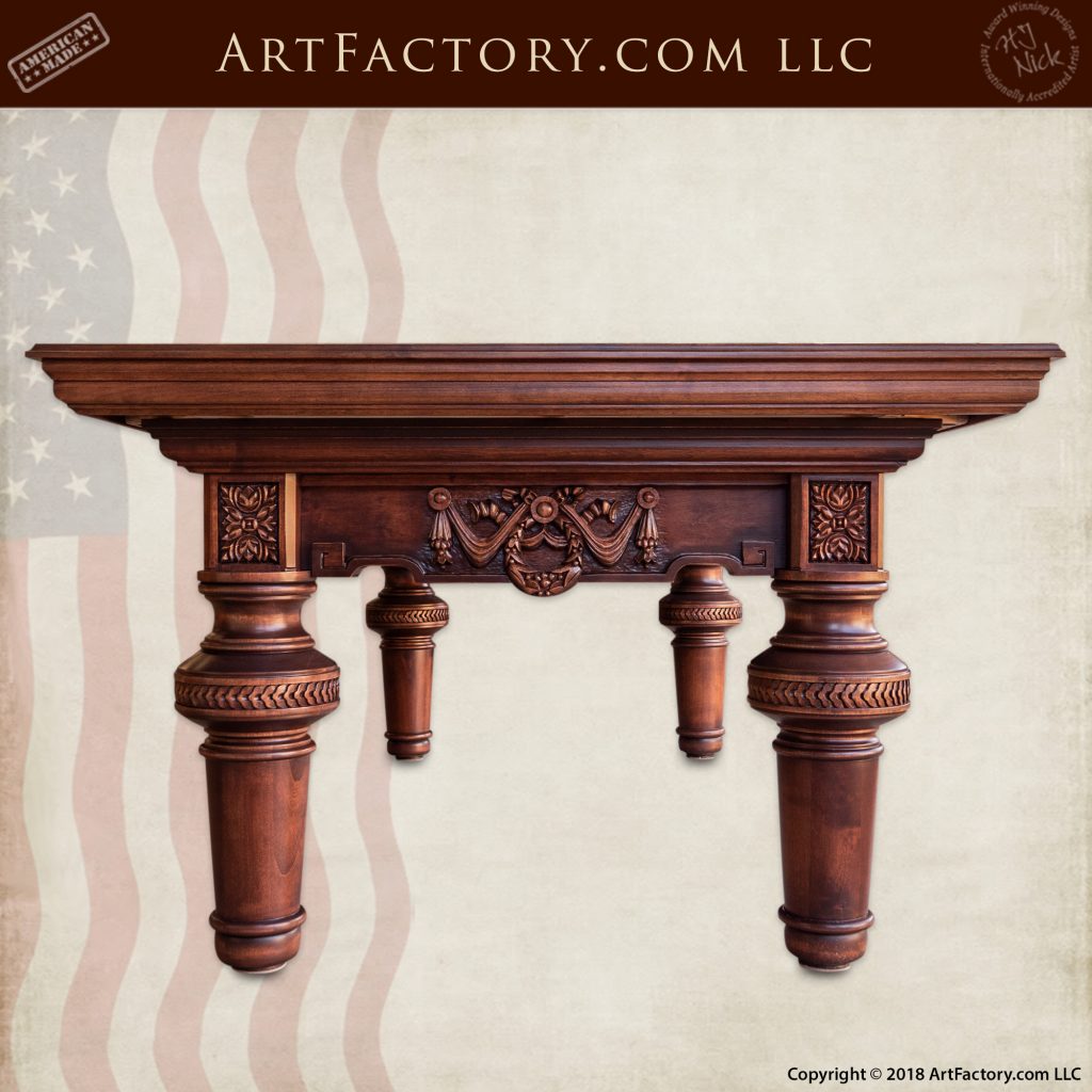 Custom Hand Carved Carom Table: An Original Design By Artist H.J. Nick