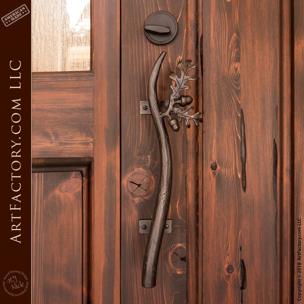 Semi Arched Custom Entrance: Textured Glass Transom And Sidelights