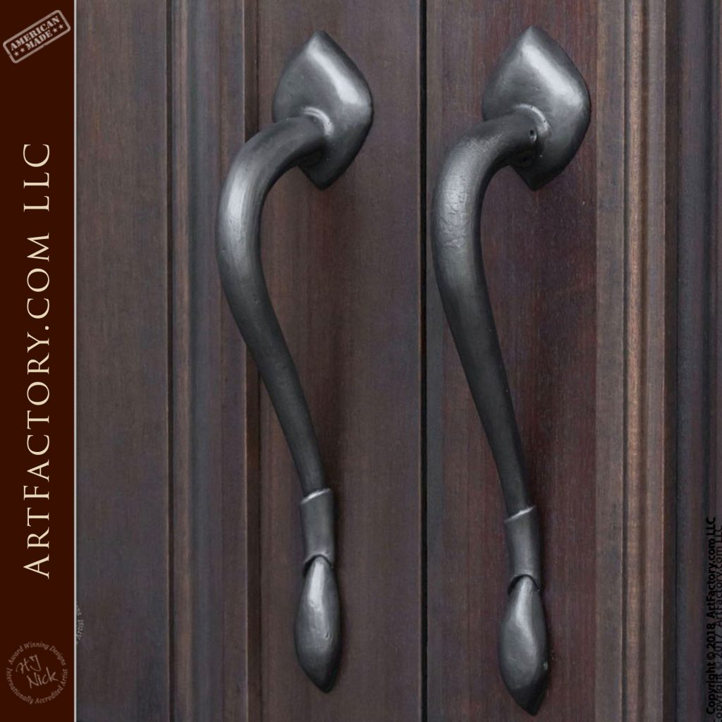 European Villa Door Pulls: Custom Hand Forged By Master Blacksmiths
