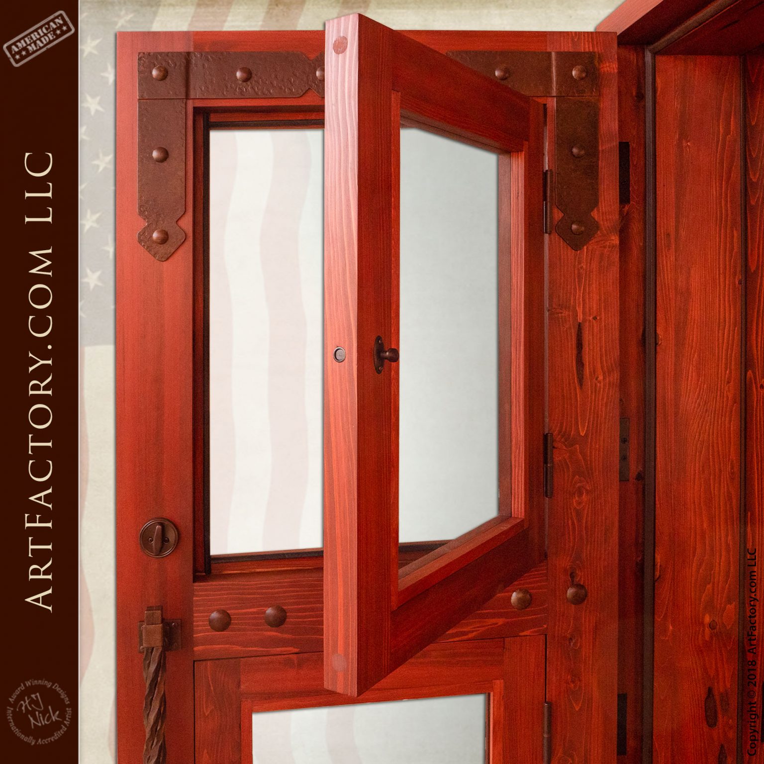 Craftsman Double Security Door: Built With Old World Fortress Strength