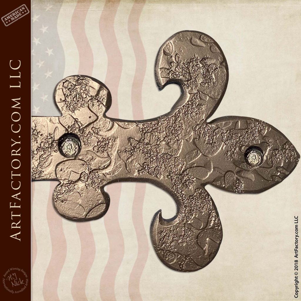 Custom Gothic Strap Hinges: Blacksmith Hand Forged Iron Harware