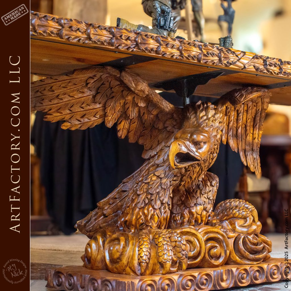American Eagle Console Table “Freedom Is Not Free”