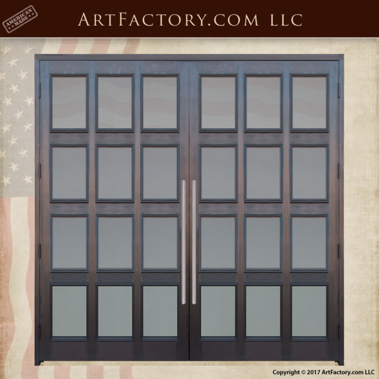 12 Panel French Doors: World Class Modern Fine Art Custom Entrances
