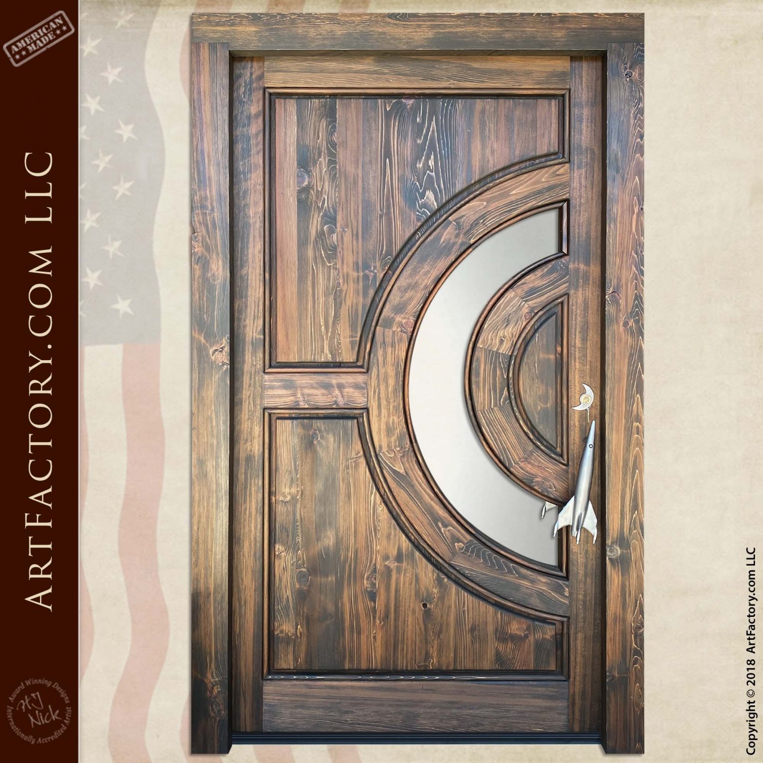 Custom Rocket Door Handle: Design Inspired By Classic Science Fiction