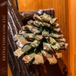 Standing Bear Carved Door: Fine Art By Award Winning Artist H.J. Nick