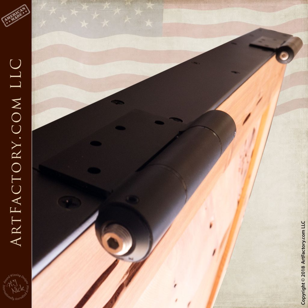 Diagonal Planked Garden Gate: Custom Handmade Genuine Solid Wood