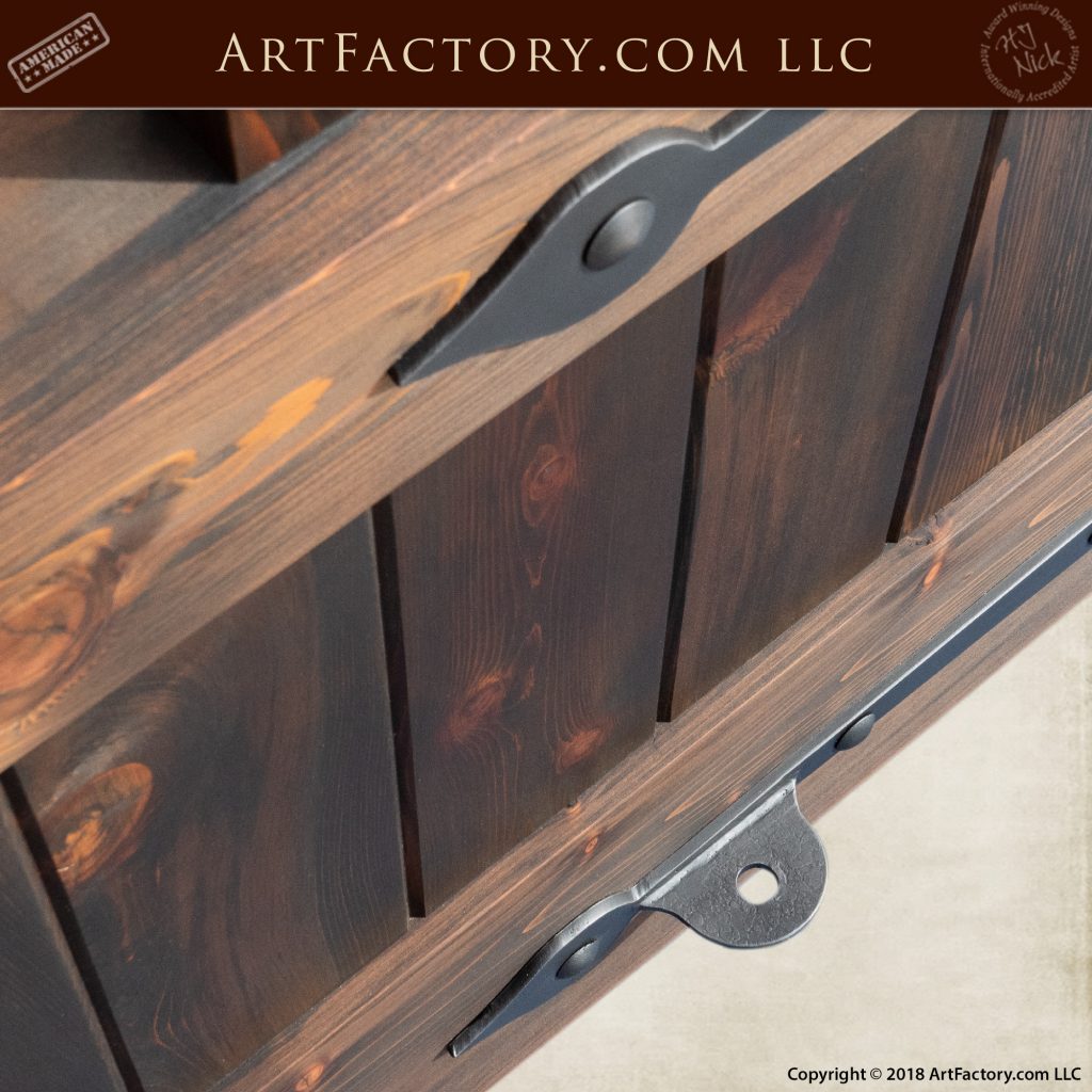 Automatic Opening Estate Gate: Custom Solid Wood Inverted Arch Design